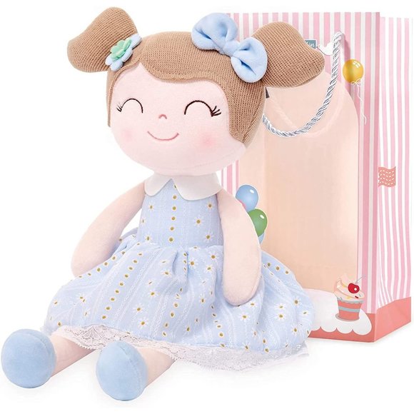Toys | 16 Inches Light Blue Baby Doll Girl Gifts Cloth Dolls Plush Toy ...